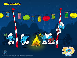 English Exercises: Counting with The Smurfs (1-20)