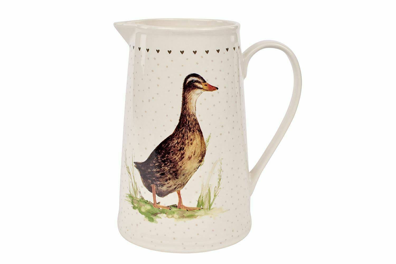 Fine Art Ceramics Beautiful duck pitcher Art & Collectibles etna.com.pe